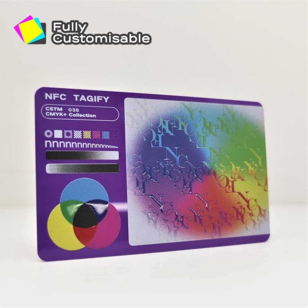 Personalized PVC NFC Digital Business Card | Tap Vcard With QR Code and ...