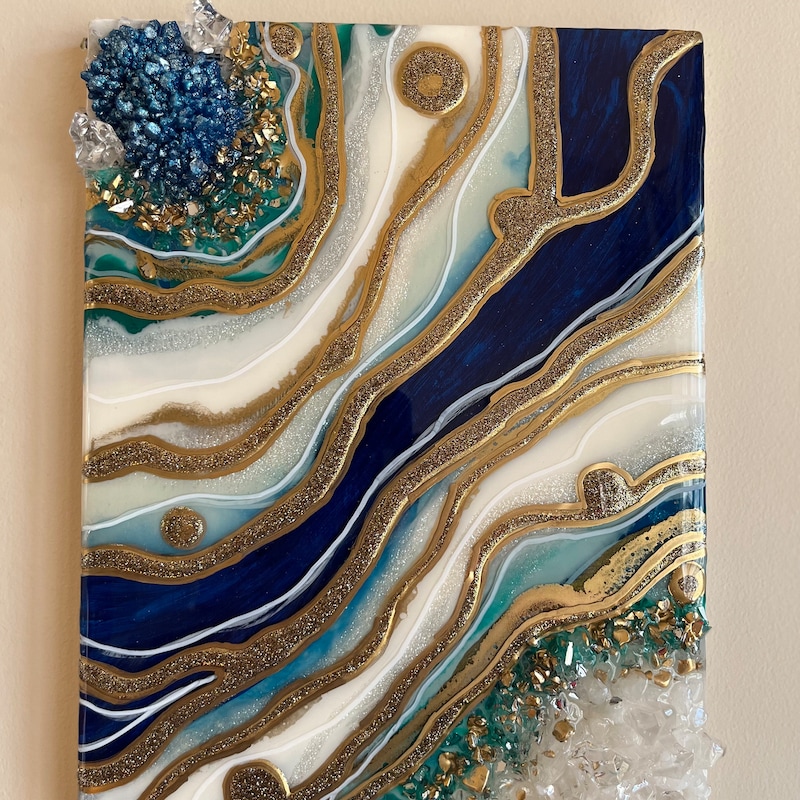 Geode Painting - Etsy