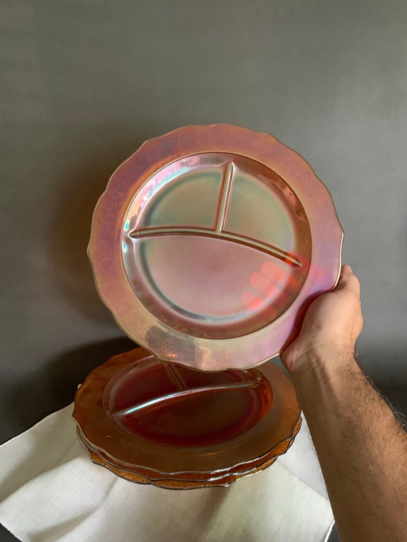 Glass Divided Dinner Plates