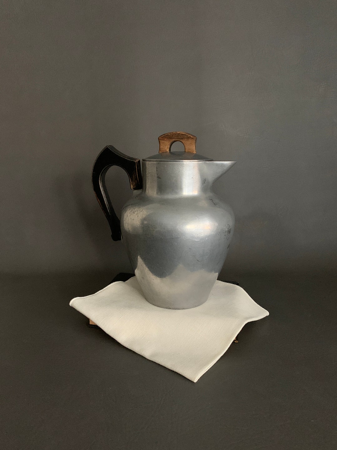 Vintage CLUB Tea Infuser Coffee Maker Cast Aluminum Black 1930s Infuser ...