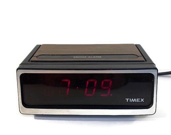 Timex Alarm Clock - Etsy