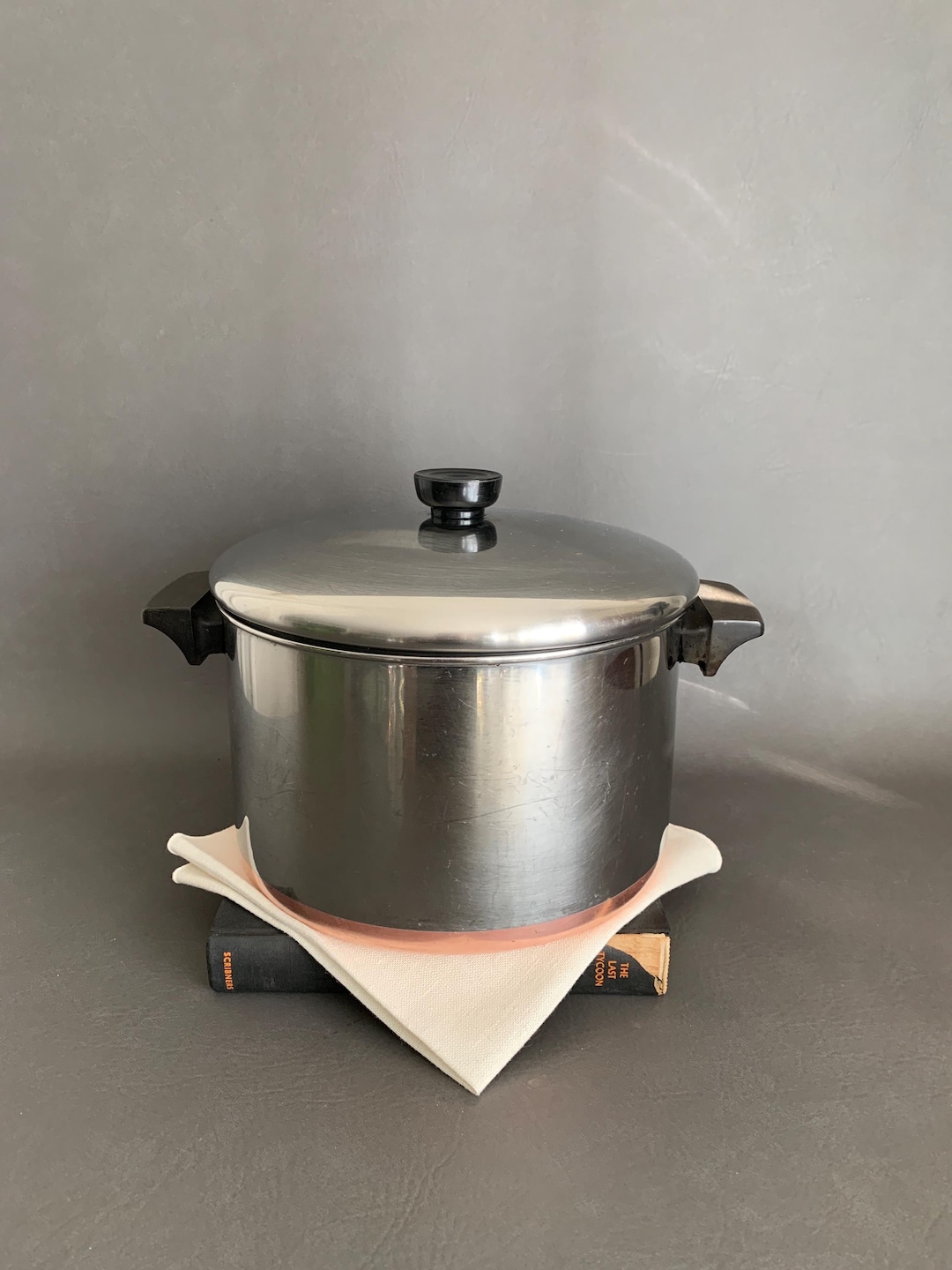 Revere Ware 6-quart Large Pot Stainless Steel Copper Clad Cookware 6 ...