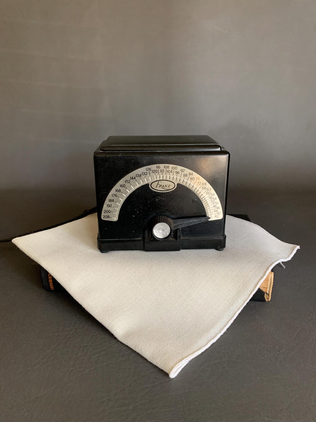 Vintage FRANZ Electric METRONOME 1940s Black Art Deco Design Musical ...