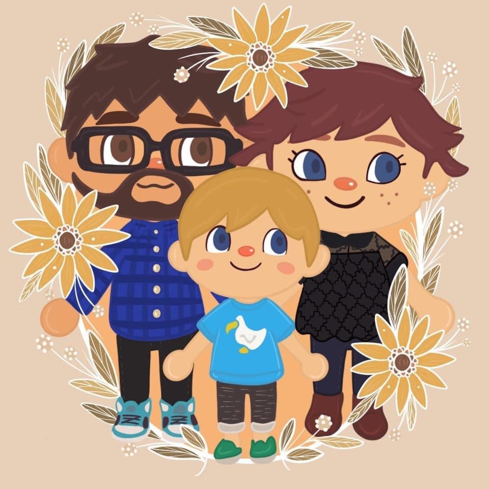 Animal Crossing Full Body Commission Art in Game Art - Etsy