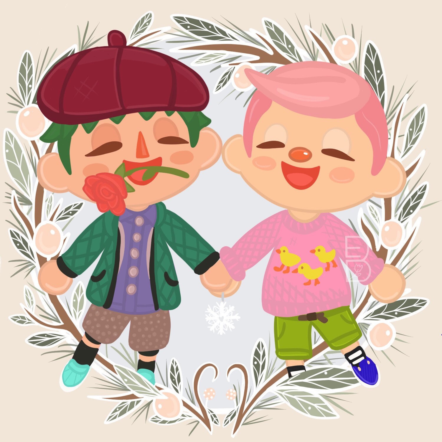 Animal Crossing Multiple Character Full Body Commission - Etsy