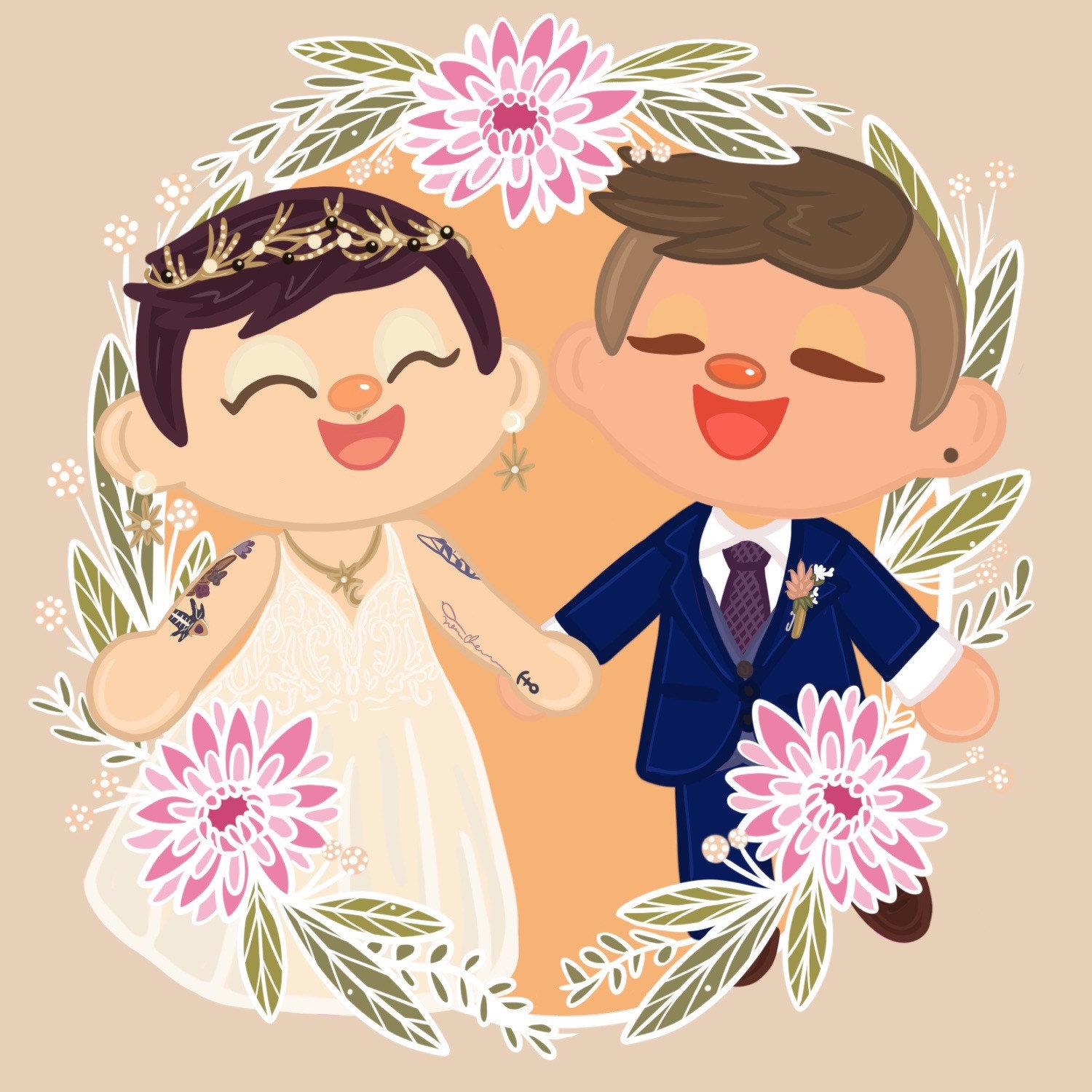 Animal Crossing Multiple Character Full Body Commission - Etsy