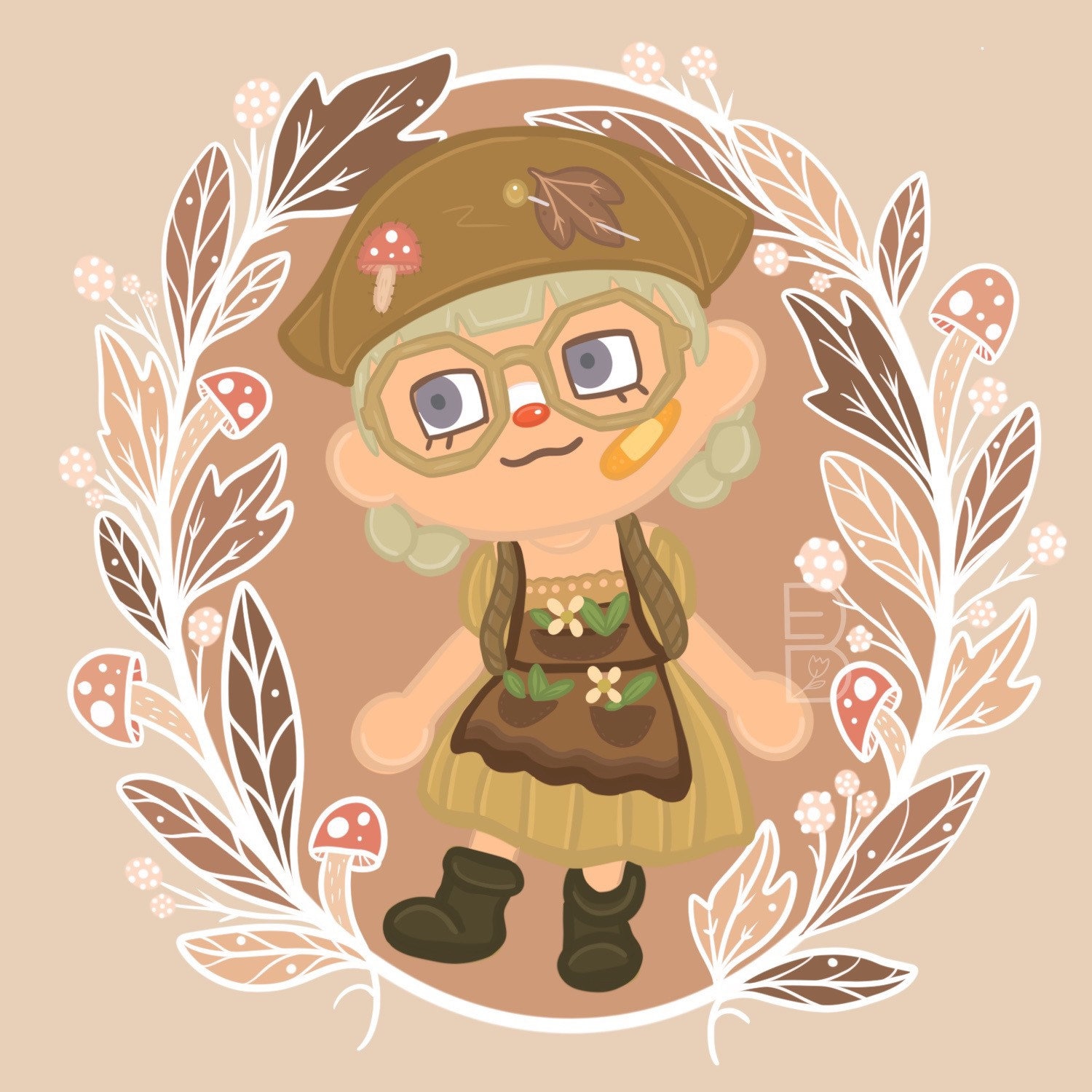 Animal Crossing Full Body Commission Art in Game Art - Etsy