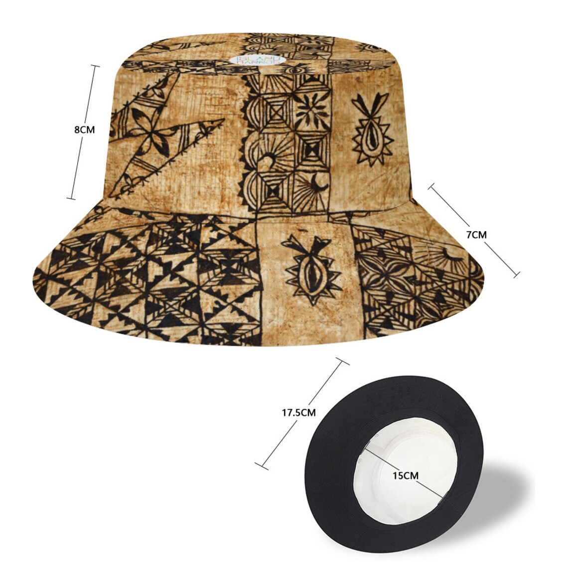 Polynesian Design Bucket Hat - Etsy