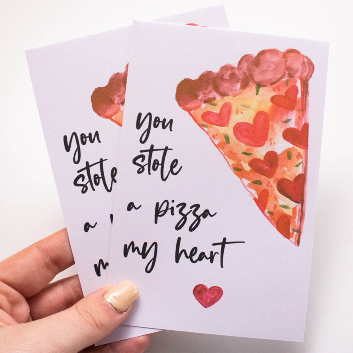 You Stole a Pizza my Heart Pizza Print Valentines Print | Etsy