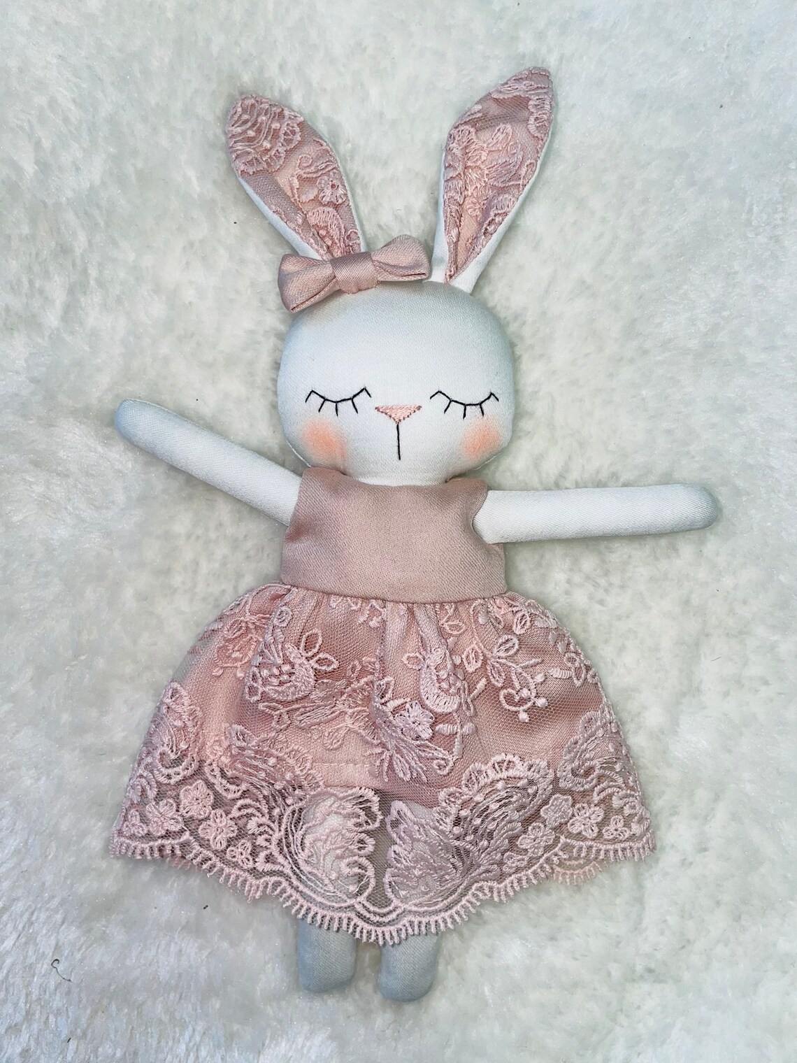 Personalized Doll Handmade Doll With Name Handcrafted Bunny - Etsy