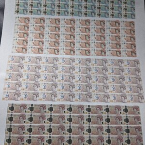 Printable UK Banknotes for 1:6 Scale Dolls and Action Figures 5, 10, 20 ...