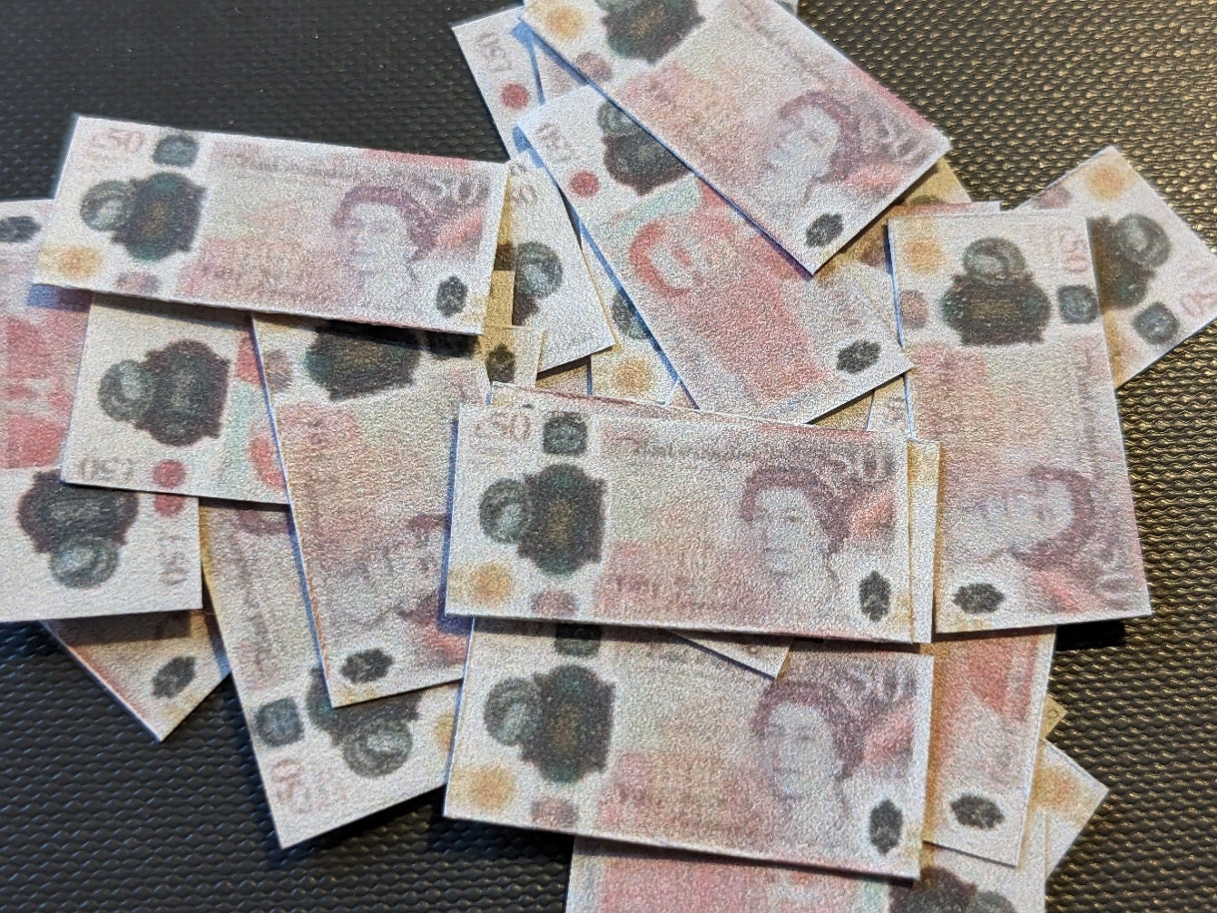 Printable UK Banknotes for 1:6 Scale Dolls and Action Figures 5, 10, 20 ...