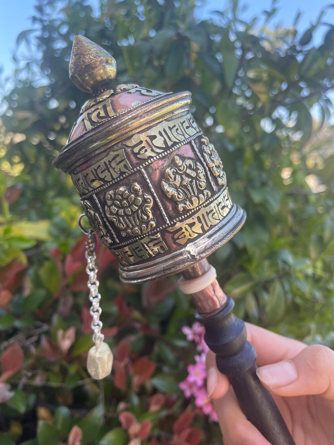 Prayer Wheel-handheld Prayer Wheels-om Mani Padme Hum-gift for Her-gift ...