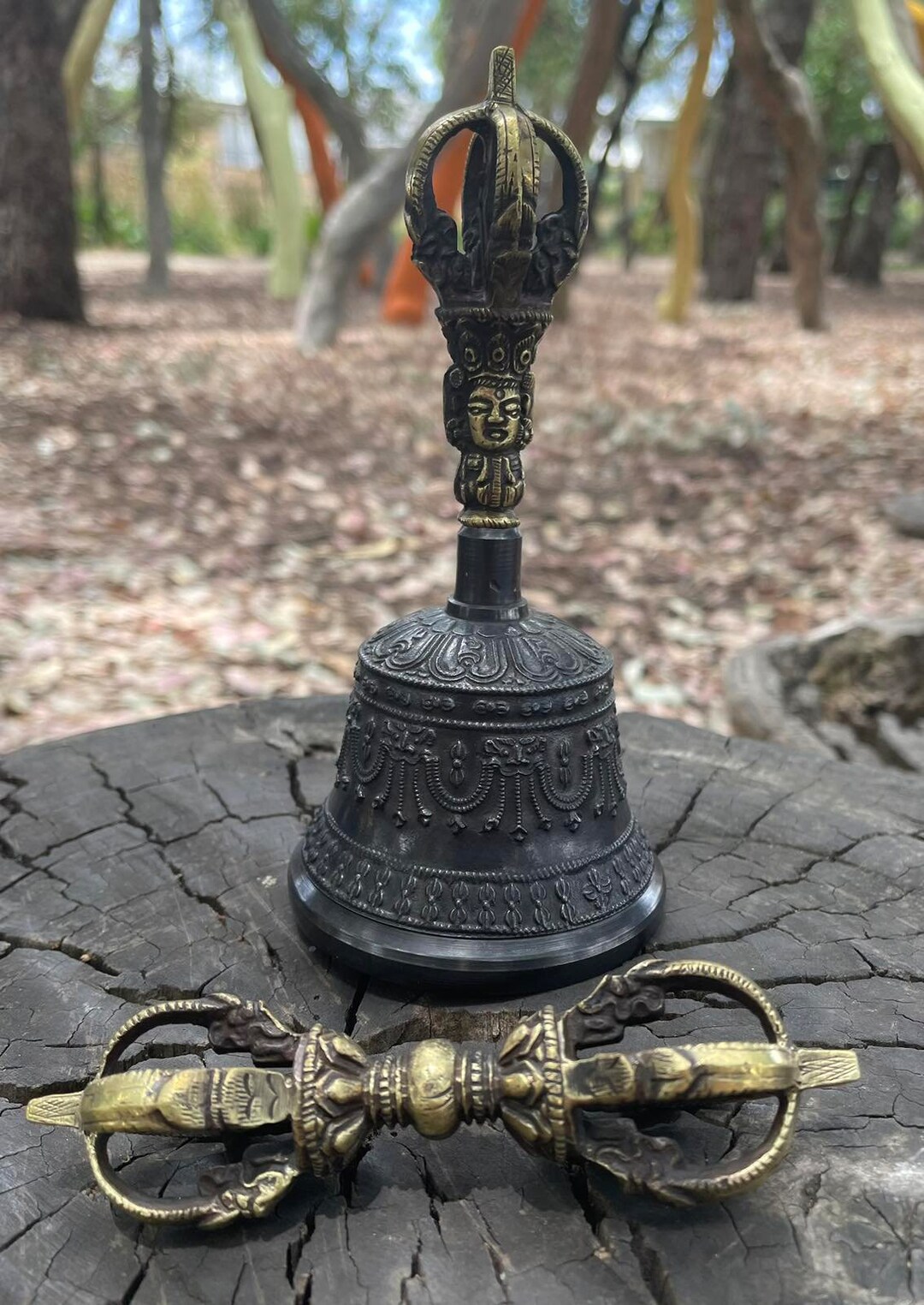 Bell and Dorje-singing Bell for Sound Therapy-crafted-space - Etsy
