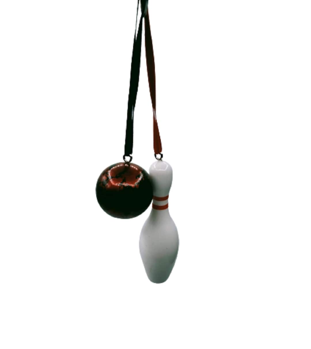 Bowling Ball & Pin Hanging Ornament | Bowler Gift - Etsy