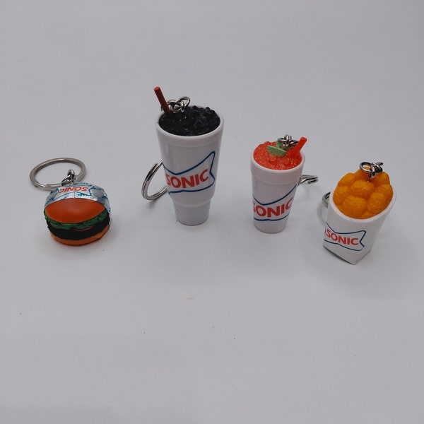 Food Keychain - Etsy