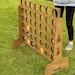 Four in A Row, Garden Games, Wedding Game, Large Wooden Games - Etsy UK