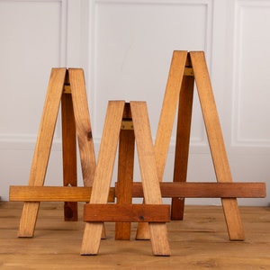 Rustic Table Easel Signage, Table Top Easel, Small Table Sign, Display ...