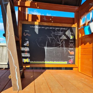Large Child's Personalised Chalkboard (835 X 635mm), Children's Easy to ...