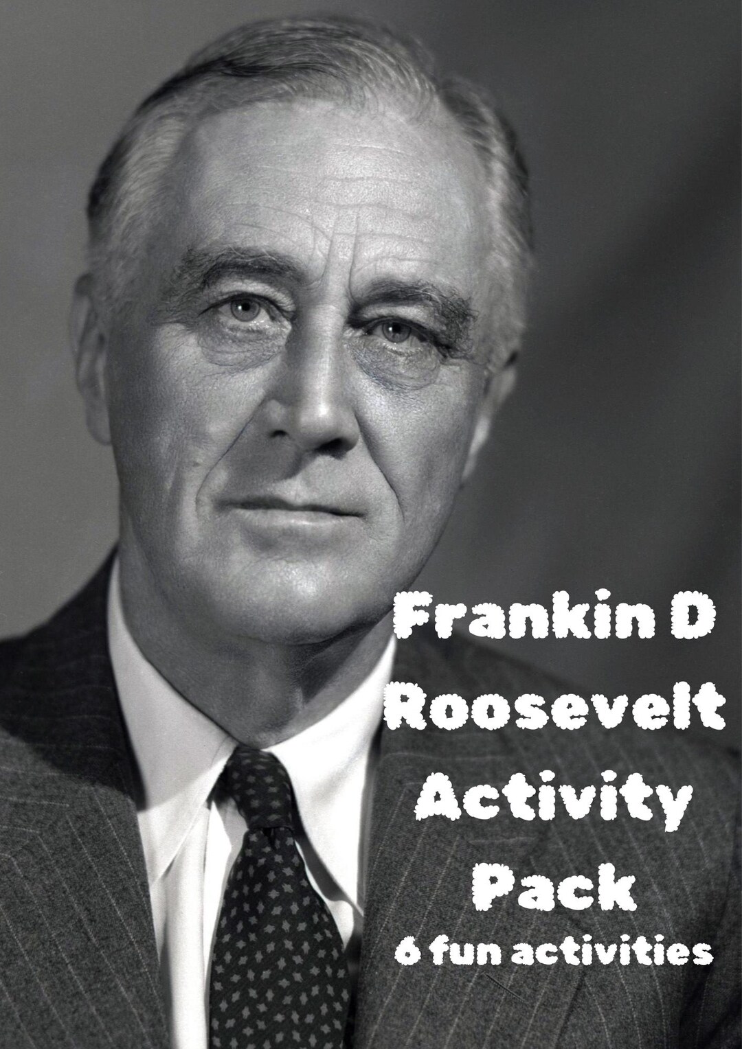 FDR Activity Pack: U.S. History Worksheets & Coloring (PDF) - Etsy