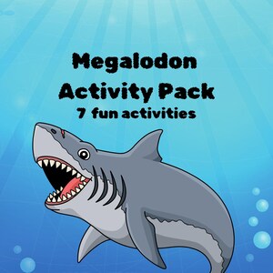 Megalodon Printable Activity Pack for Kids – Fun & Educational ...