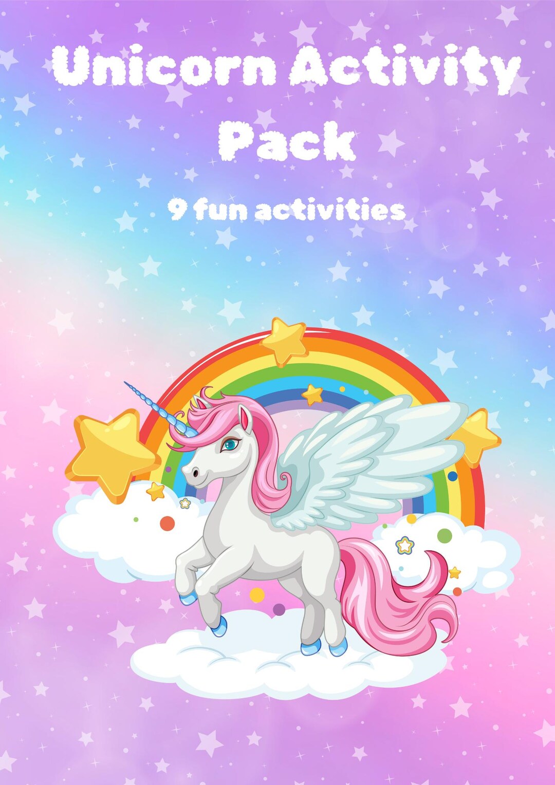 Unicorn Activity Pack - Etsy