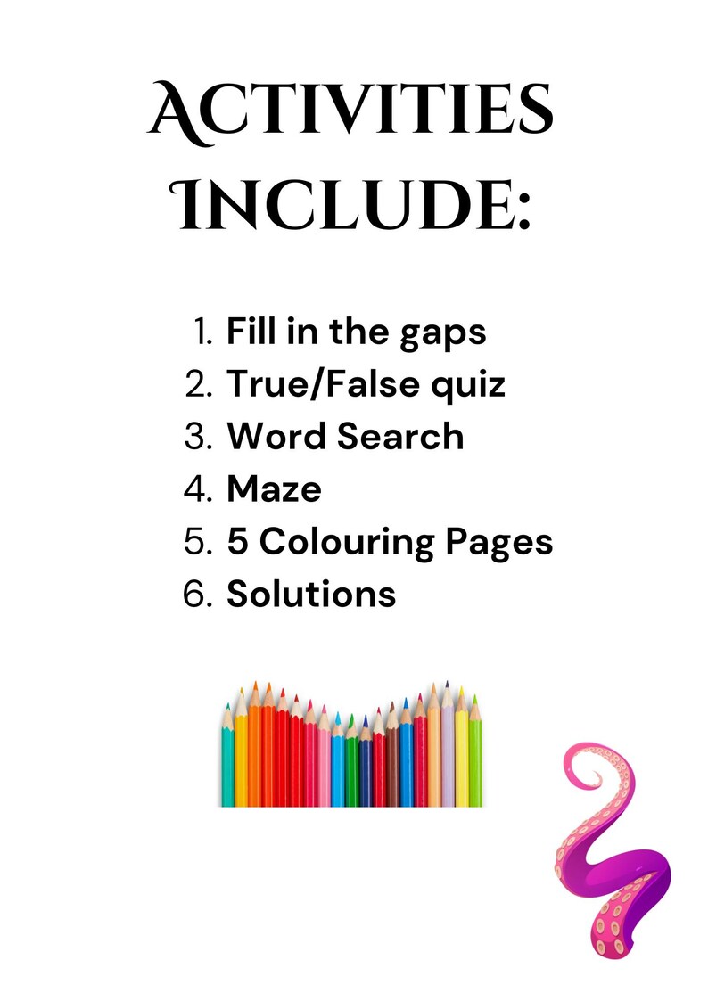 Kraken Activity Pack: Mythical Sea Monster Literacy Fun (printable ...