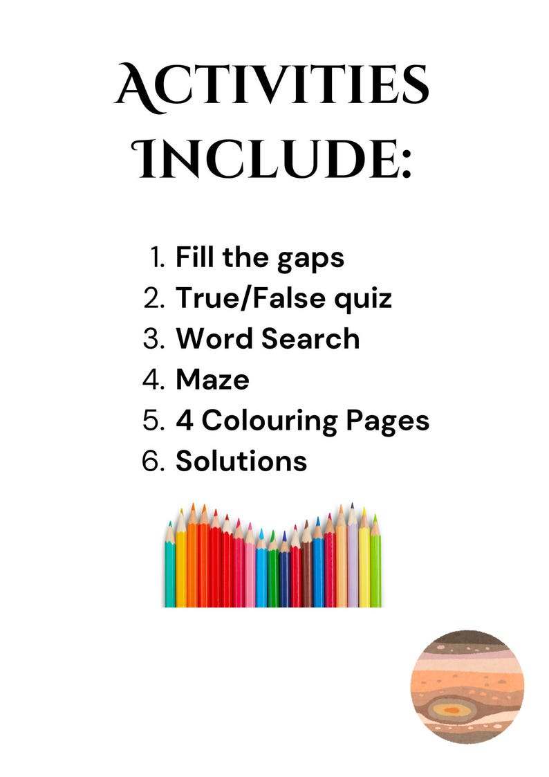 Printable Jupiter Activity Pack for Kids – Explore the Largest Planet ...