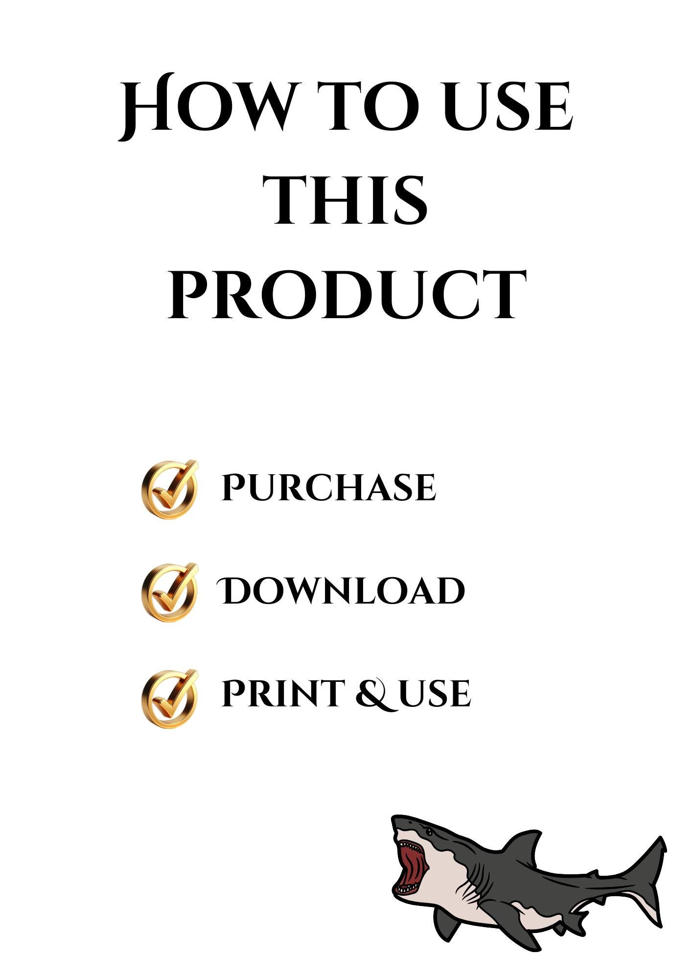 Megalodon Printable Activity Pack for Kids – Fun & Educational ...