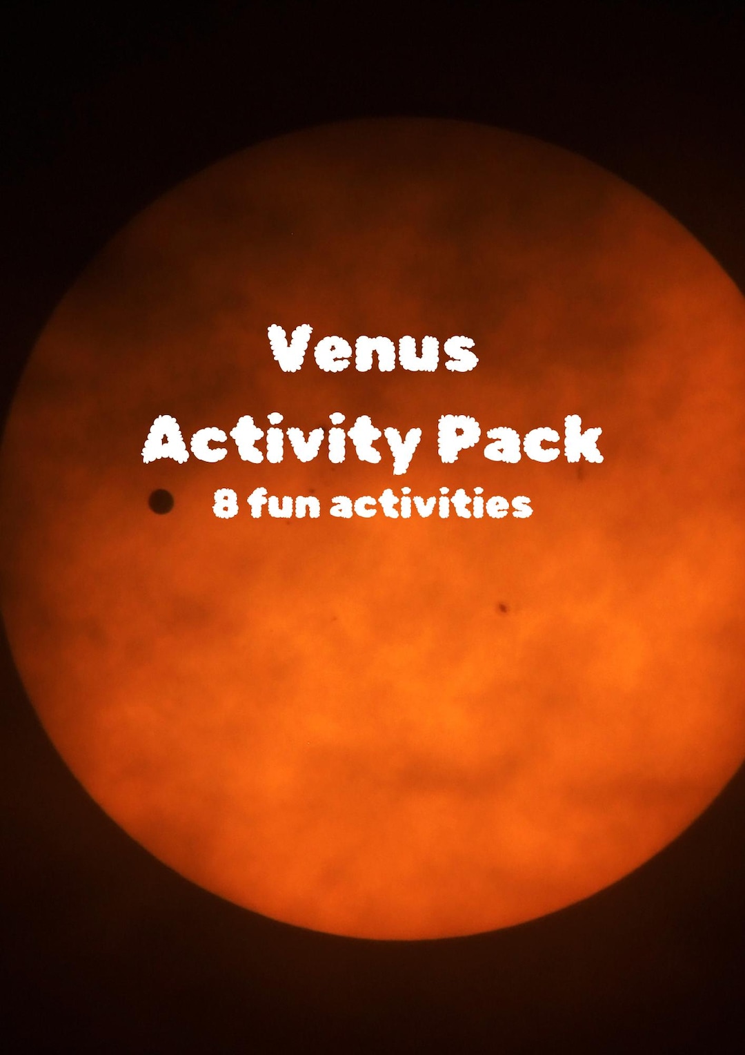 Printable Venus Activity Pack for Kids – Explore the Hottest Planet! - Etsy