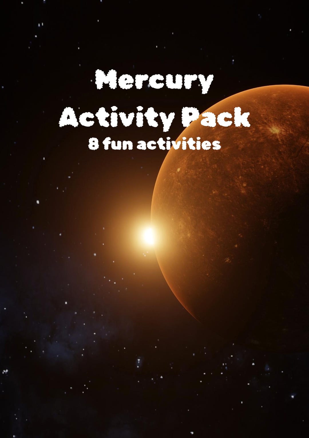 Printable Mercury Activity Pack for Kids – Explore the Fastest Planet ...