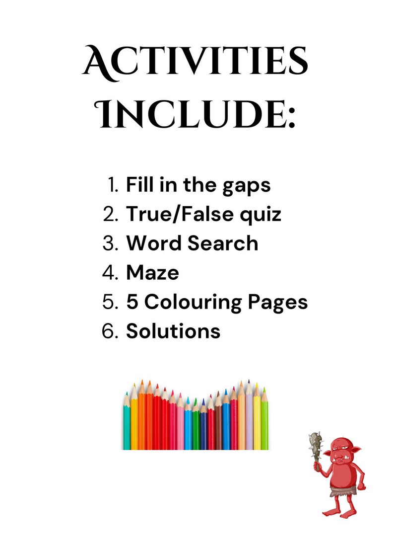 Troll Printable Activity Pack for Kids | Fun Folklore & Fairy Tale ...