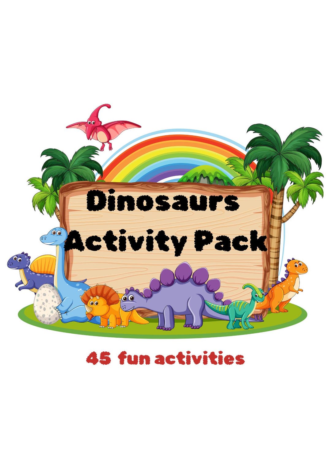 The Complete Think and Play Printables Dinosaur Activity Pack for Kids ...