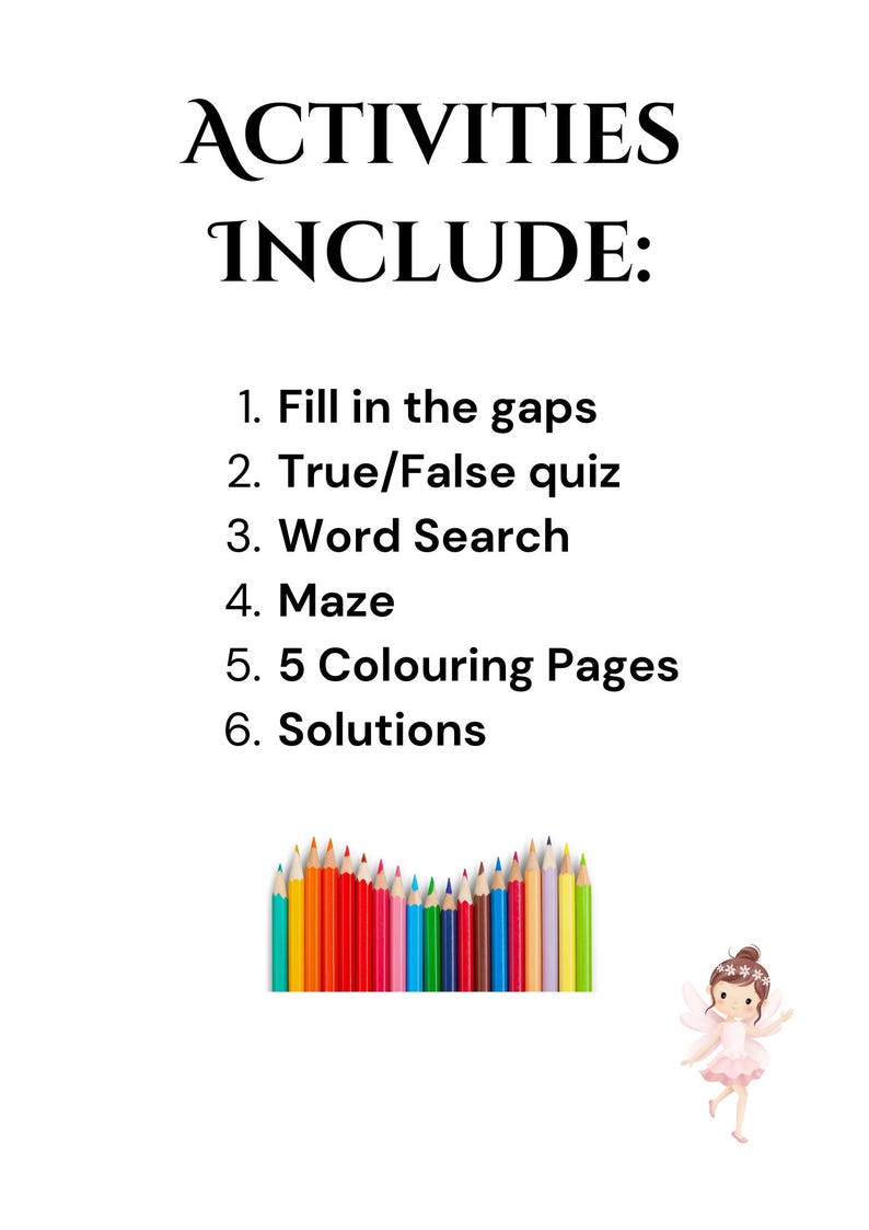Printable Fairies Activity Pack for Kids | Fun, Educational & Magical ...