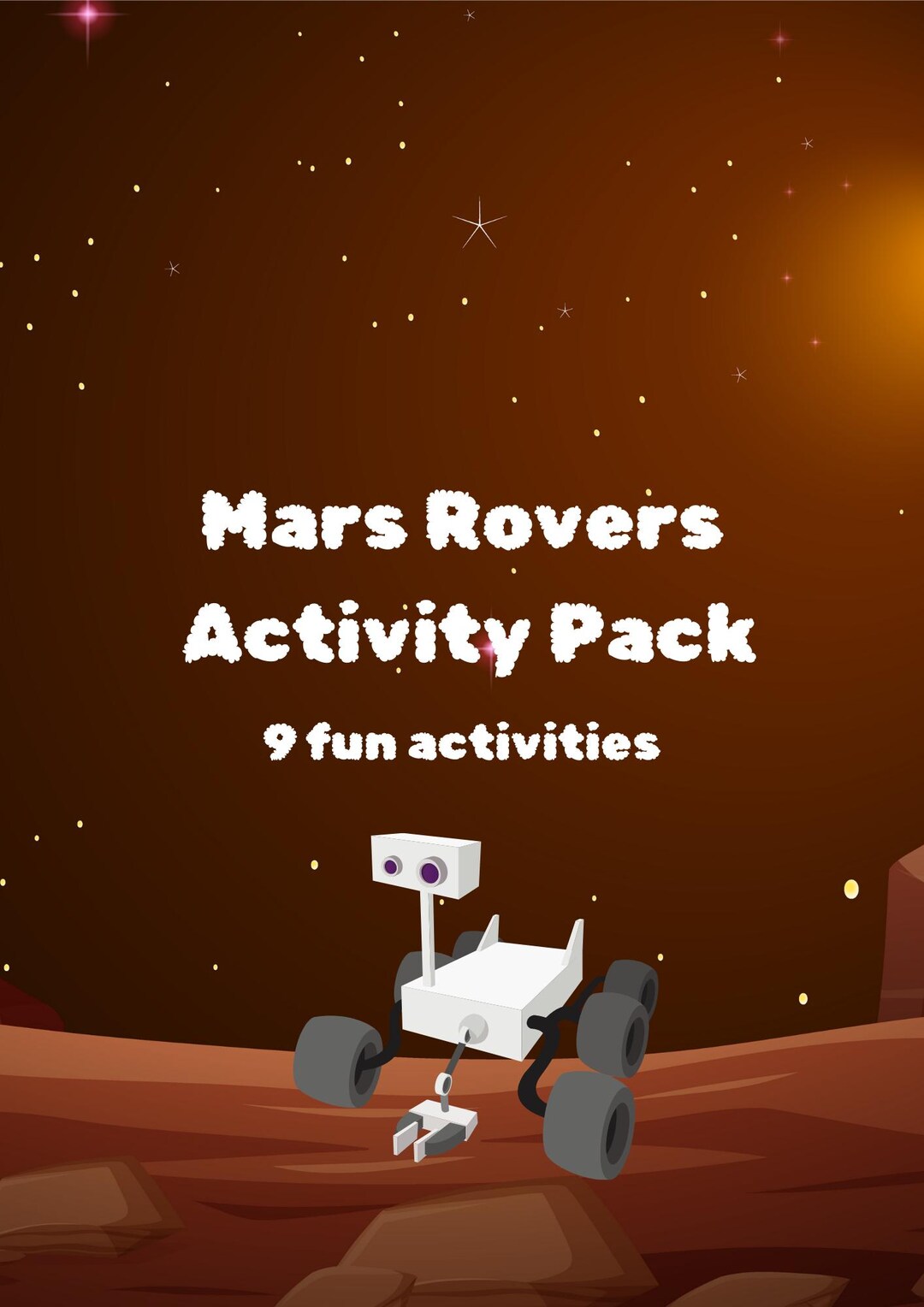 Mars Rovers Printable Activity Pack - Etsy