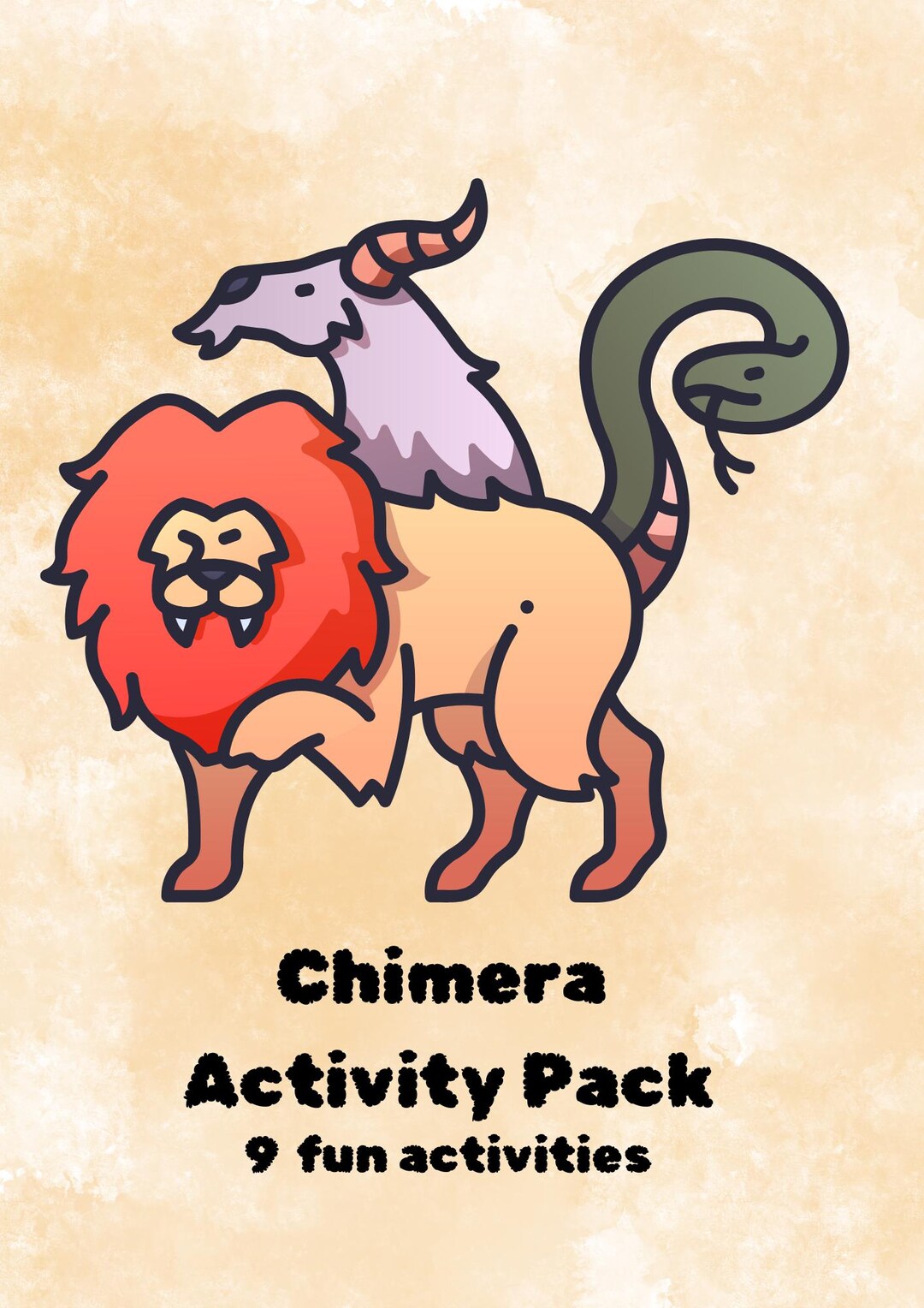 Printable Chimera Activity Pack | Greek Mythology Worksheets for Kids ...
