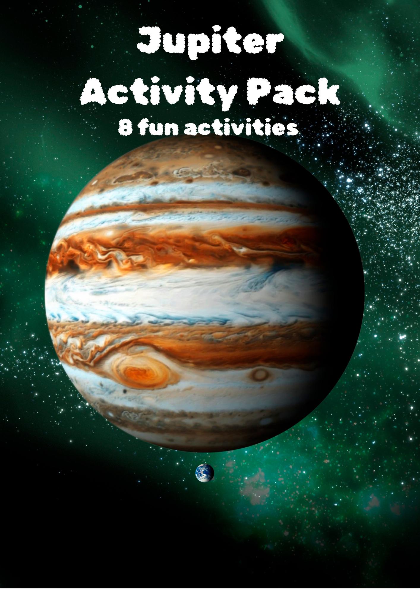 Printable Jupiter Activity Pack for Kids – Explore the Largest Planet ...