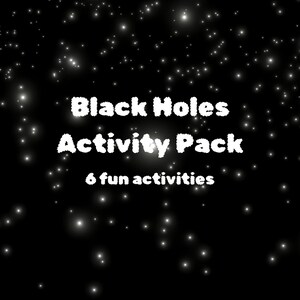 Black Holes Printable Activity Pack - Etsy