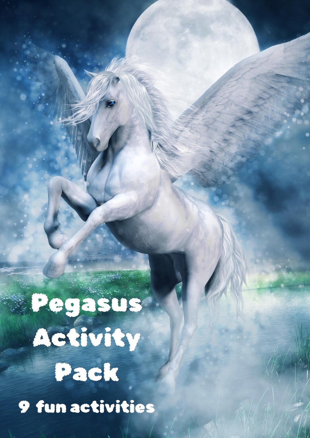 Pegasus Activity Pack: Mythical Creature Literacy Fun (printable ...