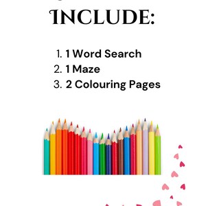 Valentine’s Day Activity Pack – Word Search, Maze & Coloring Pages for ...