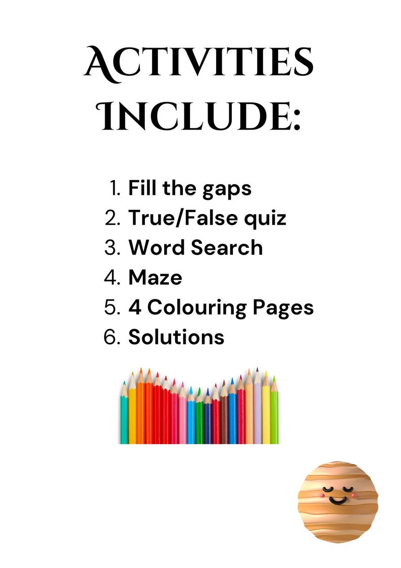Printable Mercury Activity Pack for Kids – Explore the Fastest Planet ...
