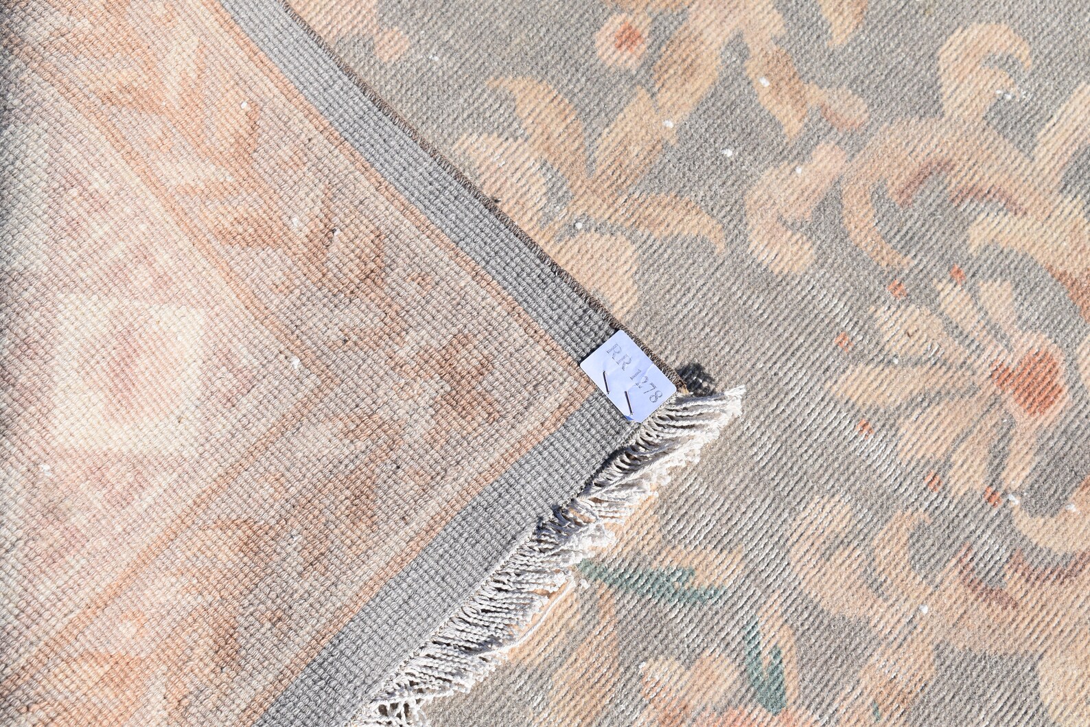 Oriental Rug Vintage Rug Handmade Rug Faded Area Rug 6.9 X - Etsy