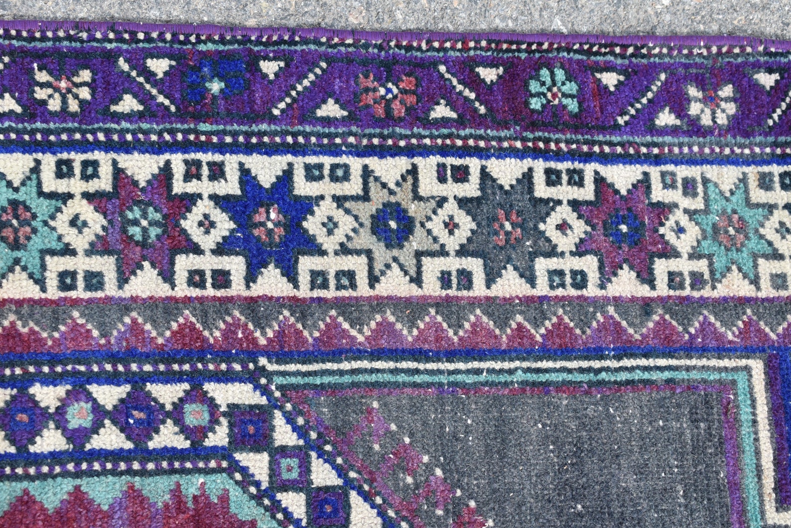 Purple Large Rug Handmade Rug Livingroom Rug 4.6 X 8.9 Ft - Etsy