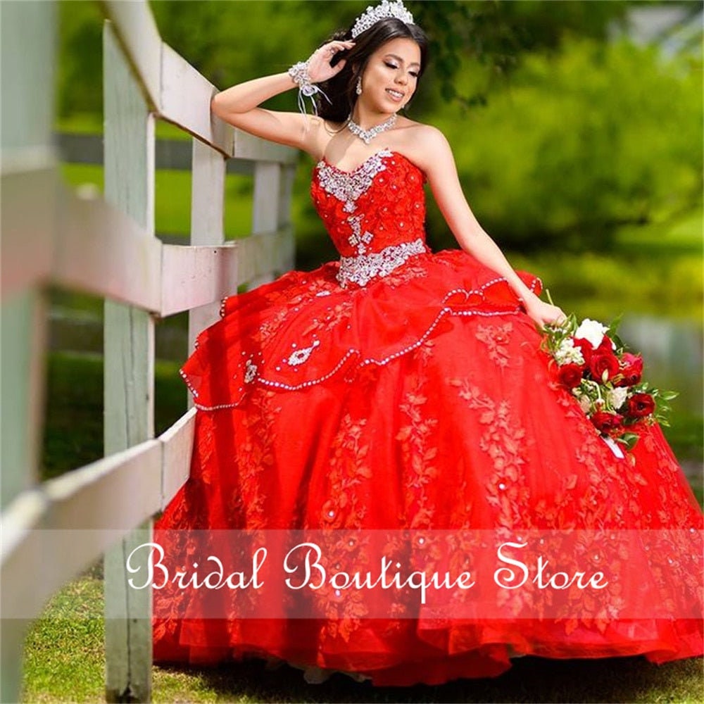 Red Evening Gowns Pageant