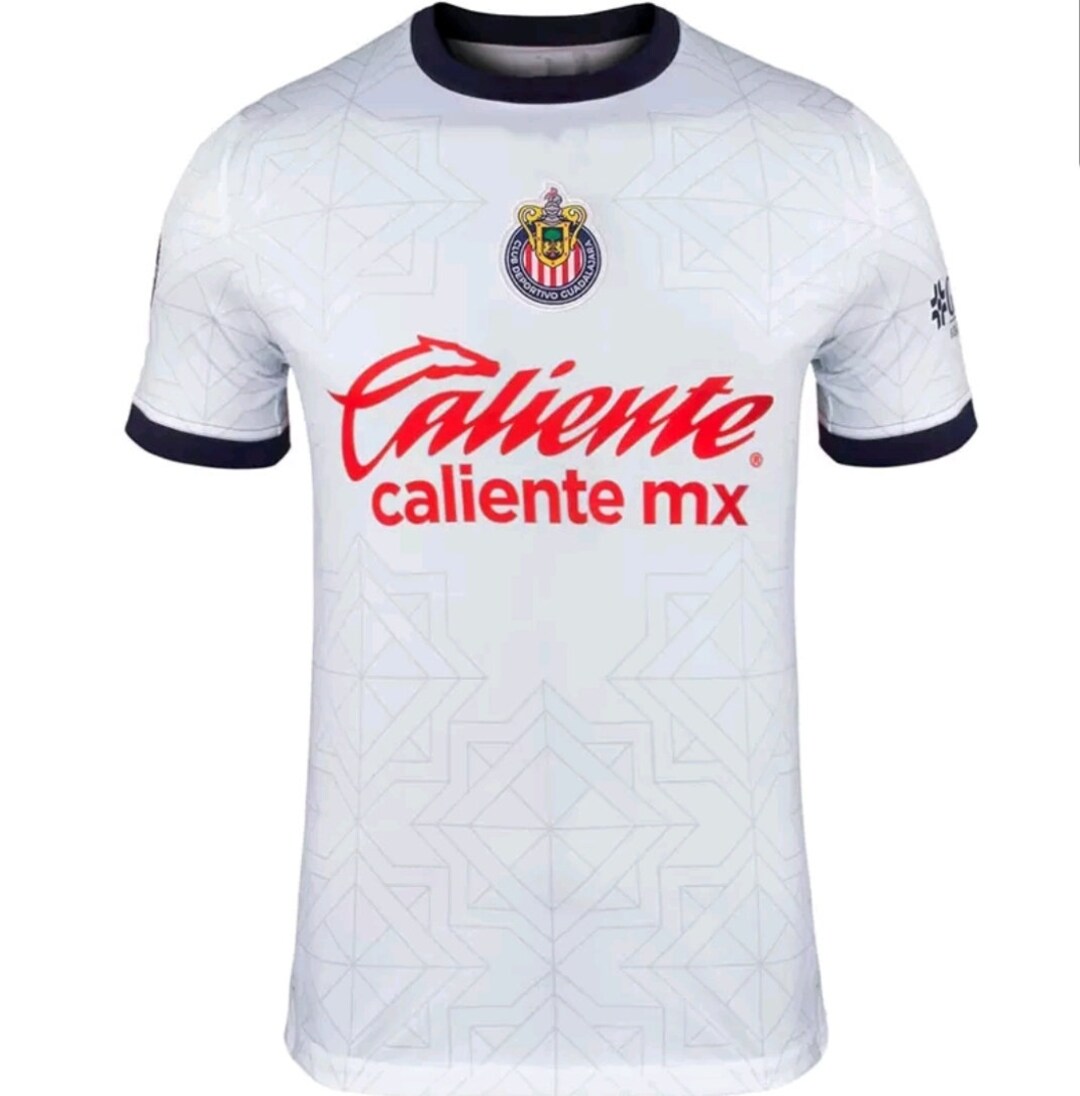 New Chivas White Blanca Away Premium Soccer Jersey 2023 - Etsy