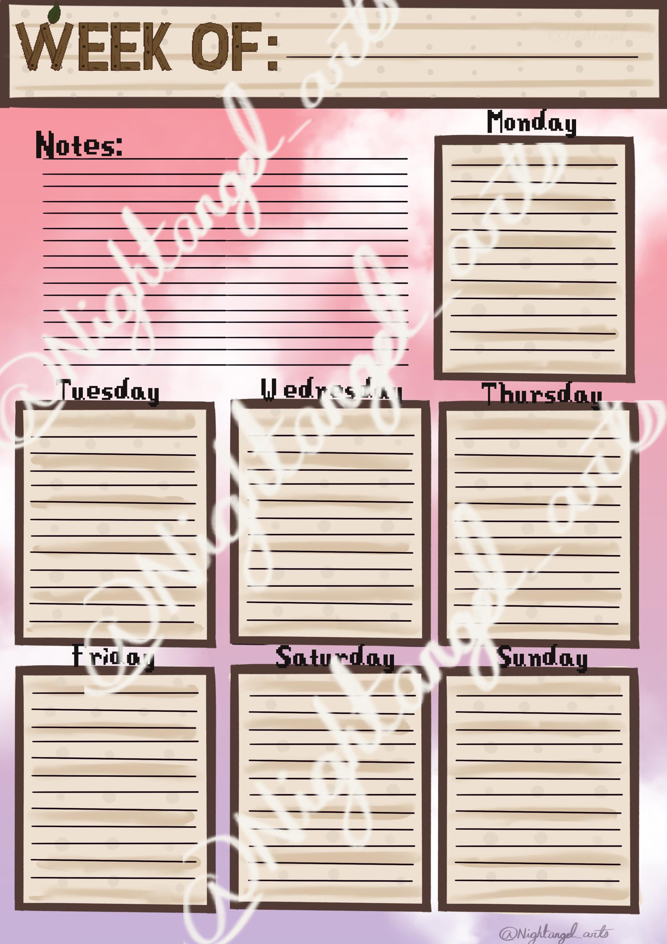Stardew Valley Themed Planner Pages - Etsy