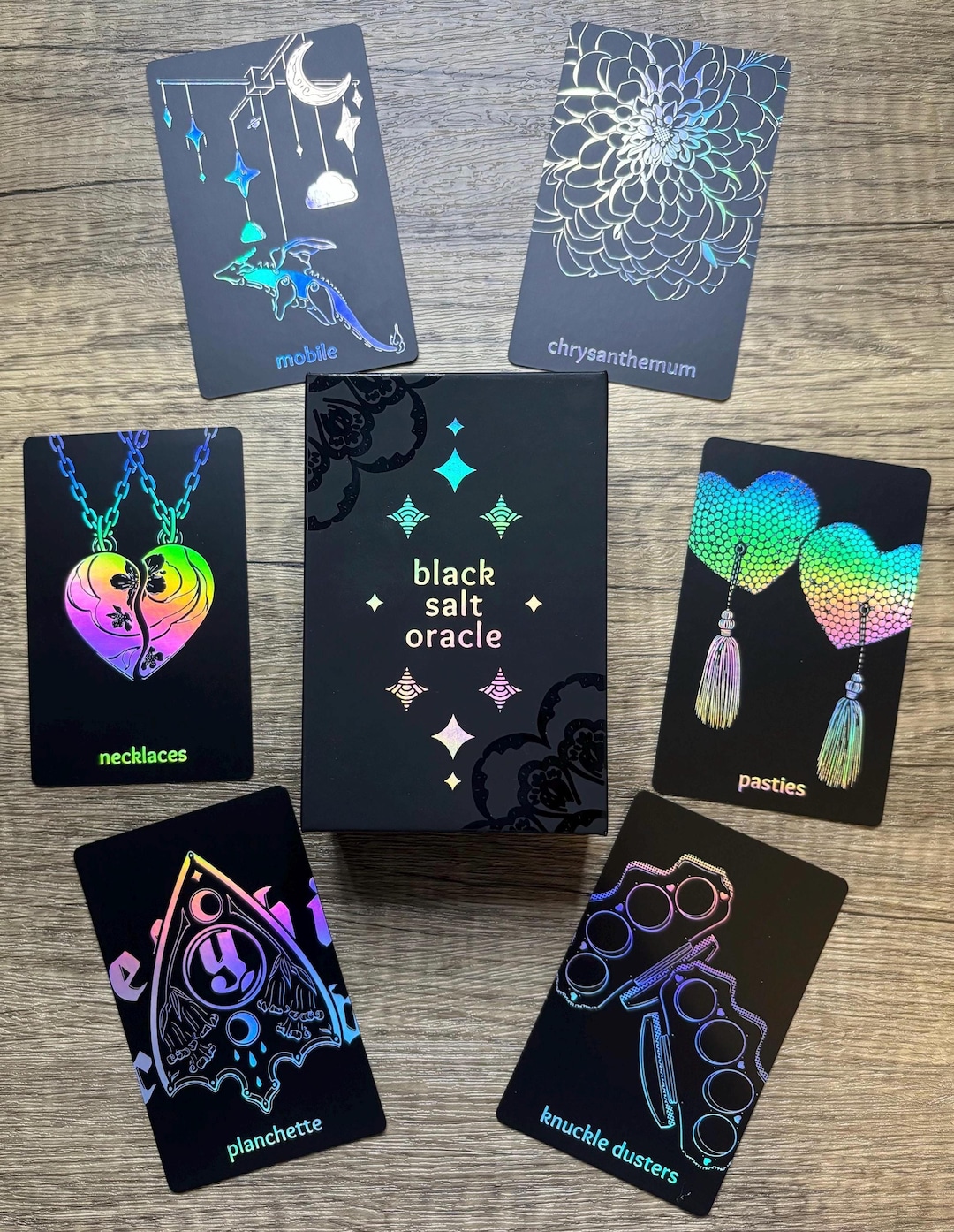 Black Salt Oracle Deck - Etsy
