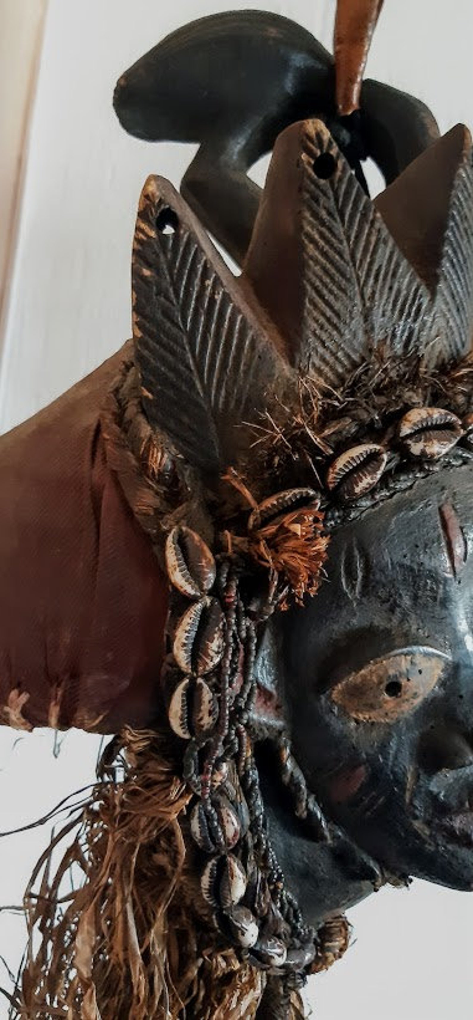 Double Face Janus Baule Tribal Mask - Etsy