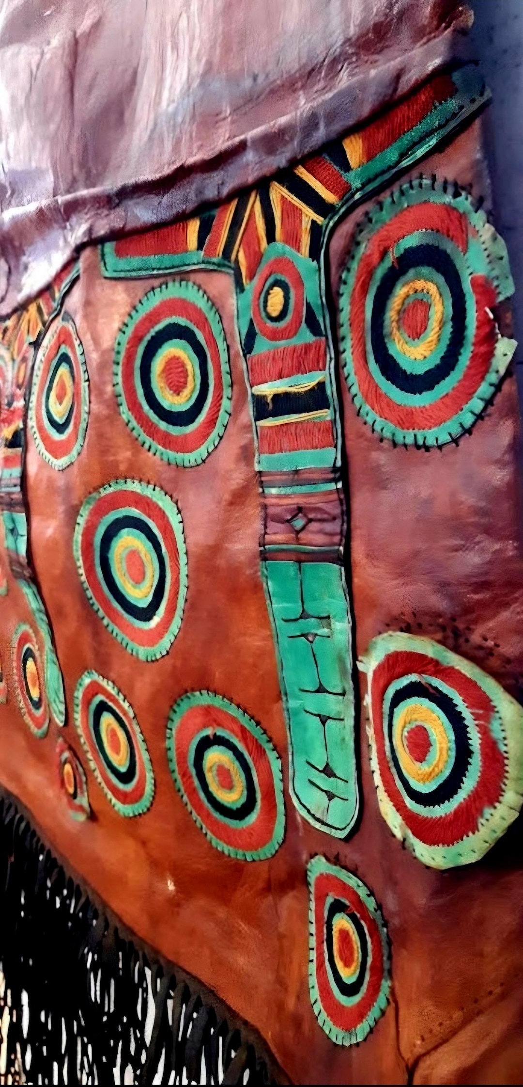 Vintage Tuareg Leather Tent Cushion Hanging - Etsy