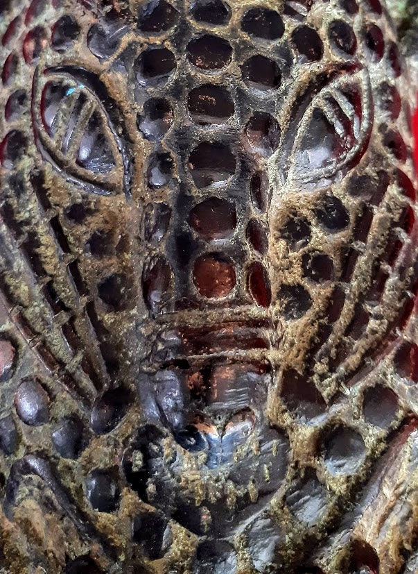 West African Benin Bronze Leopard Mask - Etsy